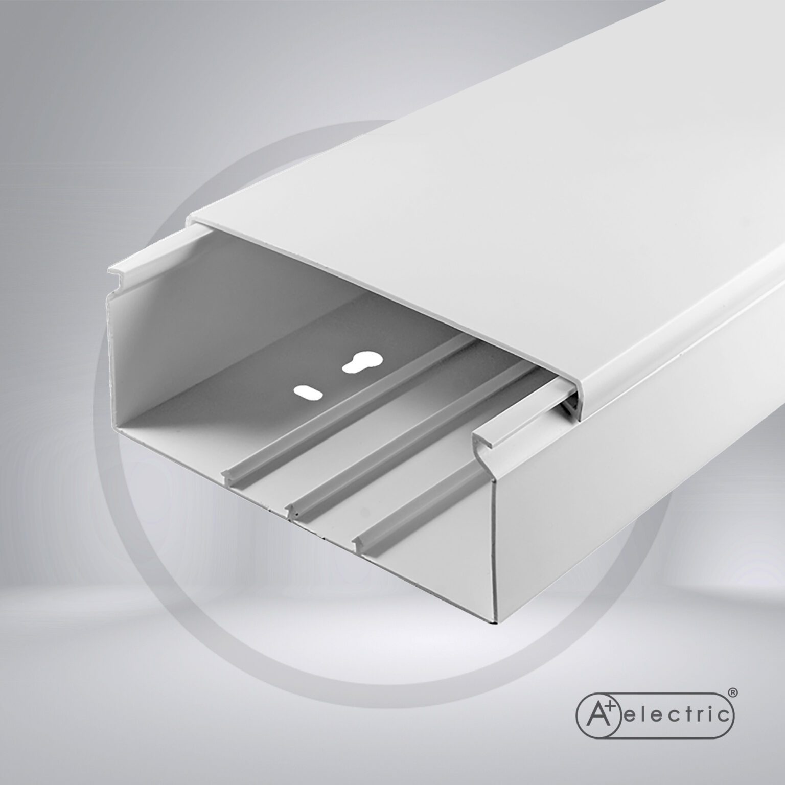 100x40 Maxi Cable Trunking - A Plus Plastic & Electric