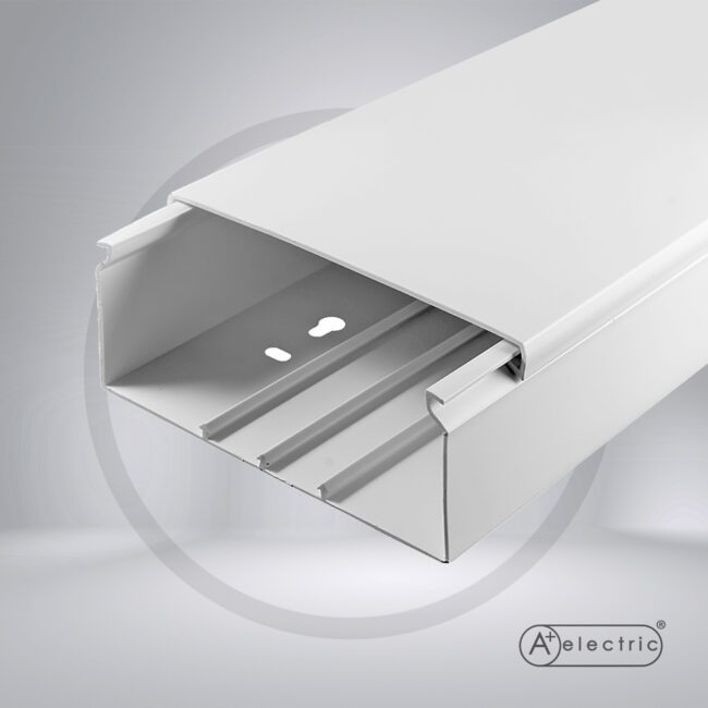 100x40 Maxi Cable Trunking - A Plus Plastic & Electric