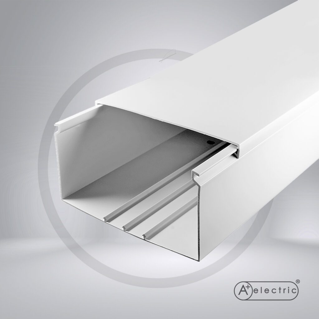 120x60 Maxi Cable Trunking - A Plus Plastic & Electric