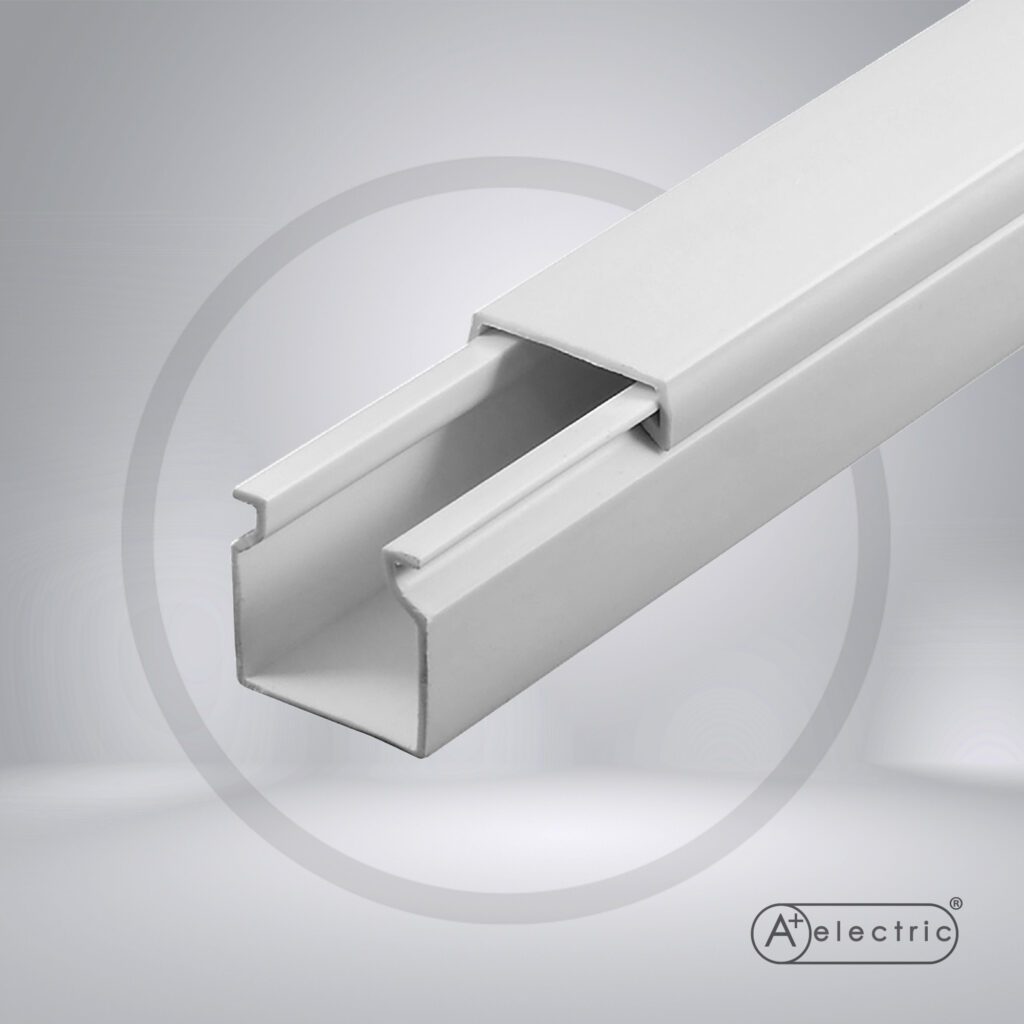 16x16 Mini Cable Trunking - A Plus Plastic & Electric