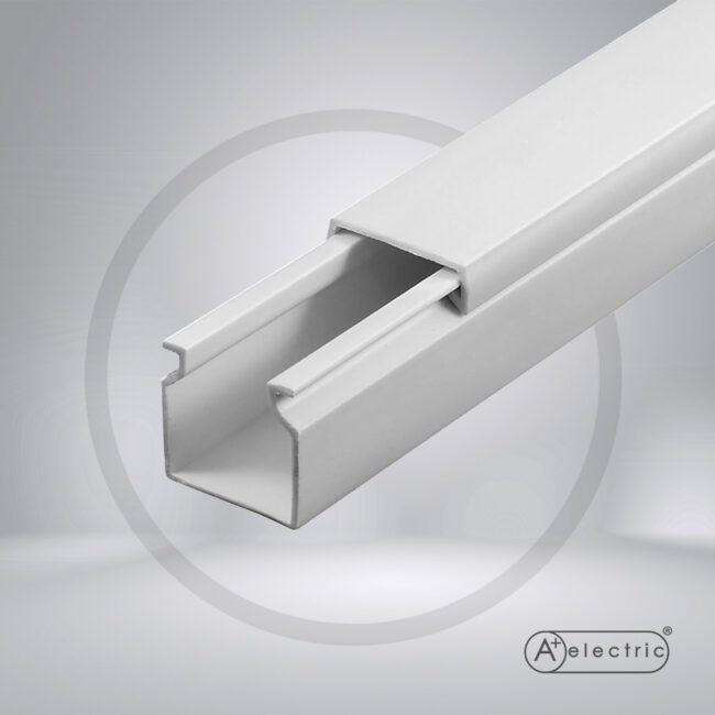 16x16 Mini Cable Trunking - A Plus Plastic & Electric
