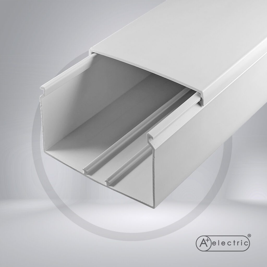 75x50 Midi Cable Trunking - A Plus Plastic & Electric