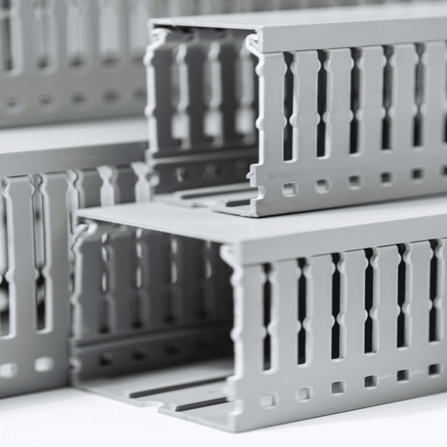 60x100 Slotted Type Cable Trunking - A Plus Plastic & Electric